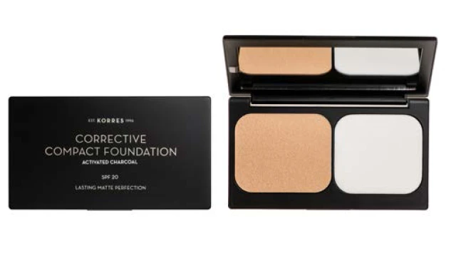 Korres Corrective Compact Foundation SPF20 Διορθωτικό Compact Make-up ...