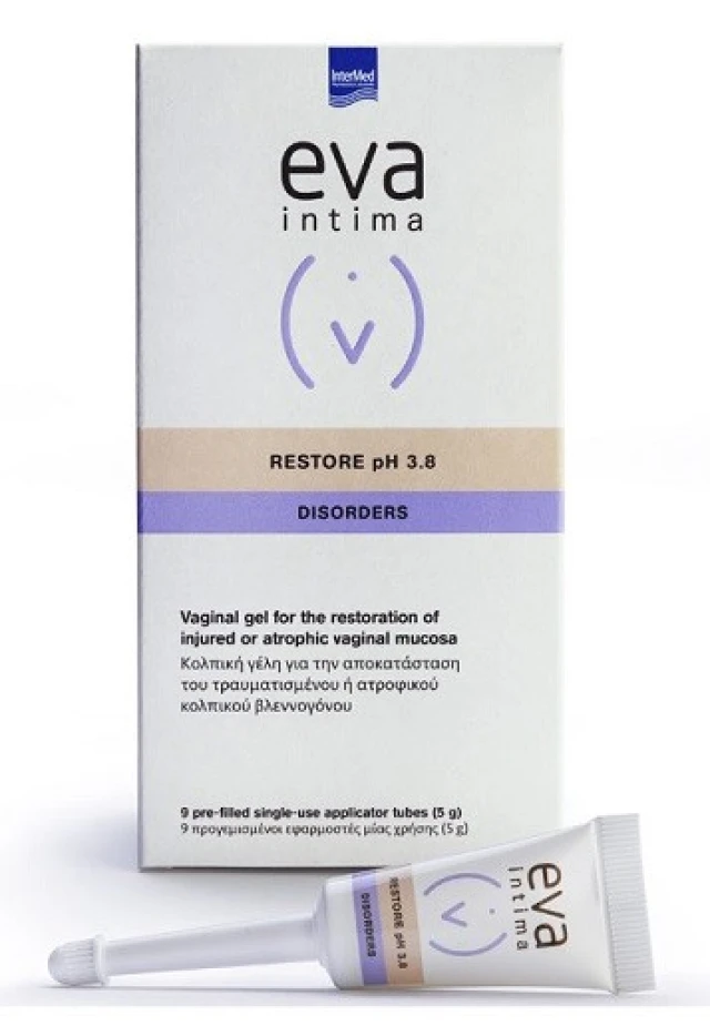 Intermed Eva Intima Restore Gel Kολπική Γέλη με Υαλουρονικό Οξύ 9x5gr ...