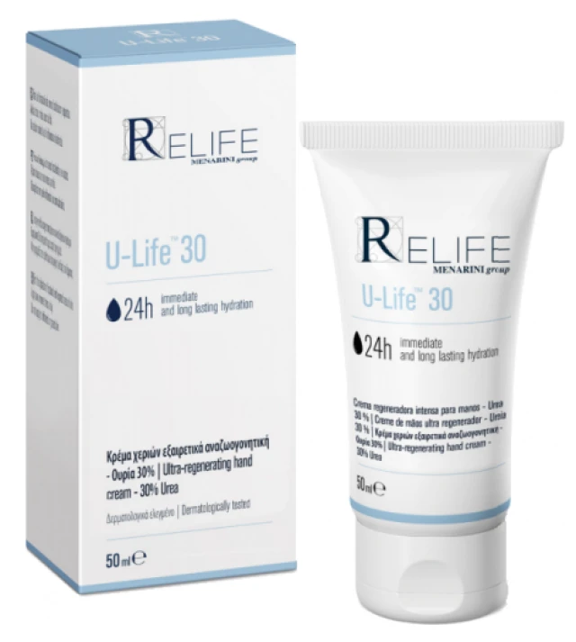Menarini Relife U-Life 30 Κρέμα Χεριών με Ουρία 30% 50ml | Oneforcare.gr