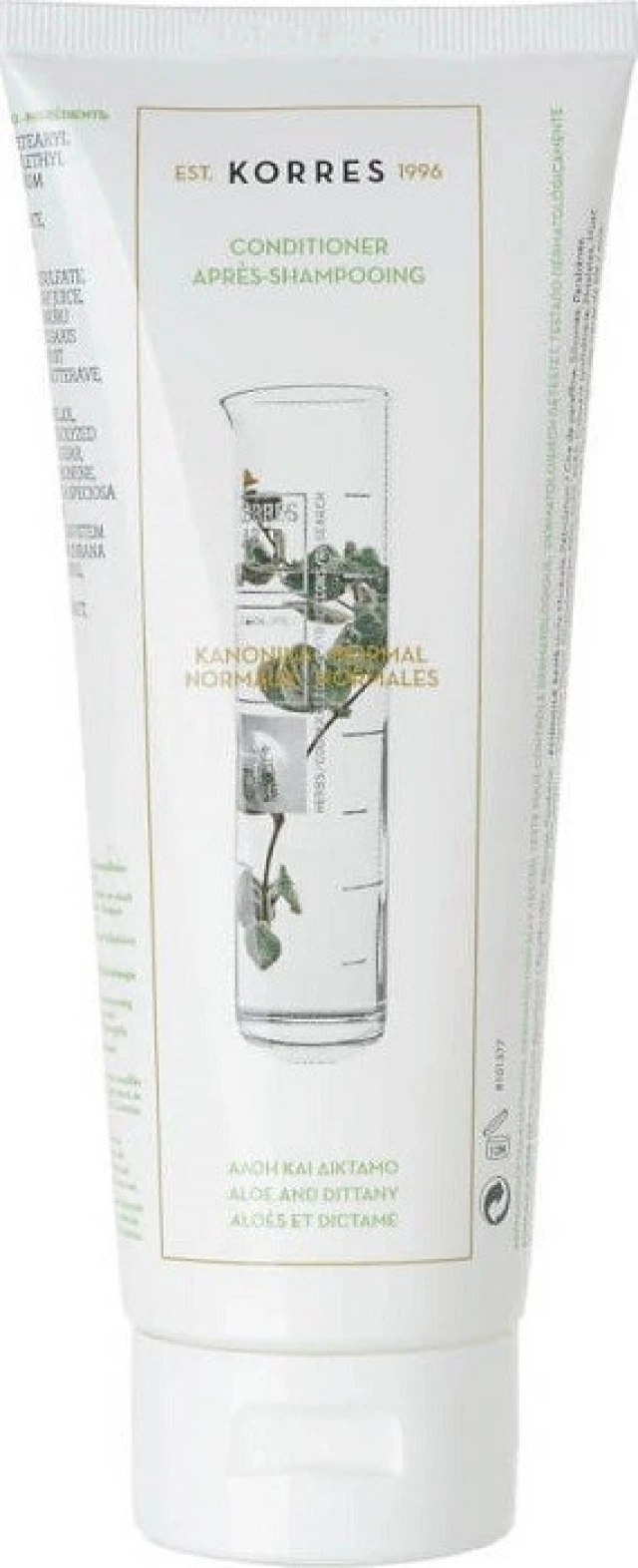 Korres Conditioner Για Κανονικά Μαλλιά Με Αλόη & Δίκταμο 200ml ...