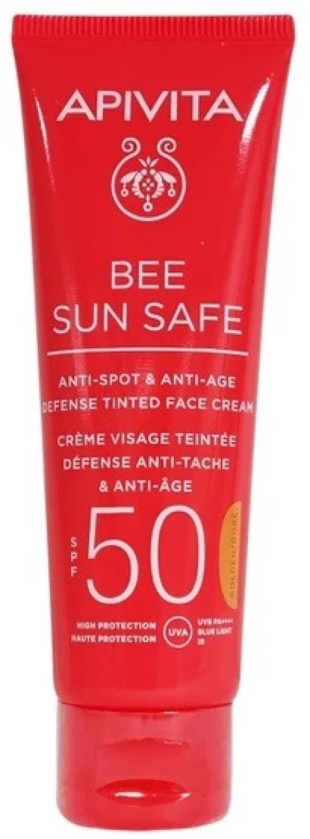 Apivita Bee Sun Safe Anti-Spot & Anti-Age Tinted Face Cream Κρέμα Κατά ...