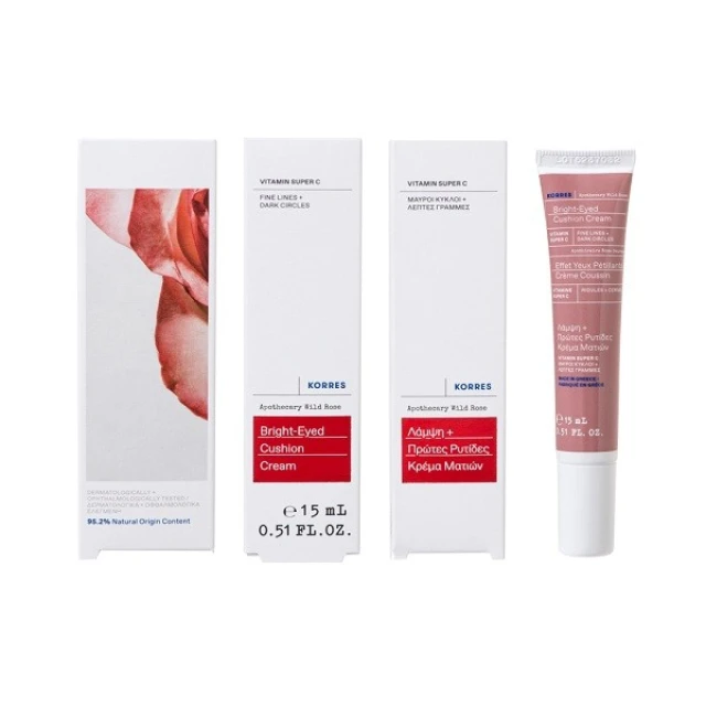 Korres Apothecary Wild Rose Eye Cream Vitamin C, Κρέμα Ματιών Άγριο ...